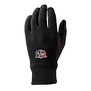 WILSON Staff Winter Gloves - Men's Medium, Black