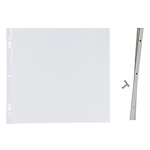 Samsill Scrapbook and Photo Album Expansion Page Refill Protectors 12x12 (40 Pack)