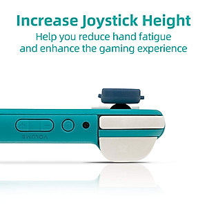 GeekShare 4PCS Cute Shark Thumb Grip Caps,Soft Silicone Joystick Cover Compatible with Nintendo Switch/OLED/Switch Lite