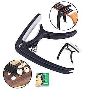RIMLUFE acoustic guitar strings acoustic set music accessories replacement kit winder cutter finger picks holder variety pack starter tuning pegs tool repair kit parts for beginners capo 6 string set