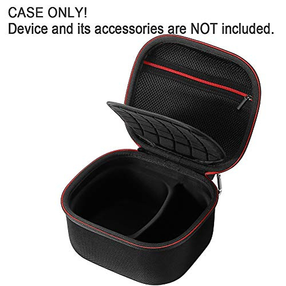 Hard Travel Carrying Case for Howard Leight Honeywell Impact Sport Sound Amplification Electronic Shooting Earmuff and Genesis Sharp-Shooter Shooting Glasses. (Case Only!)-Black