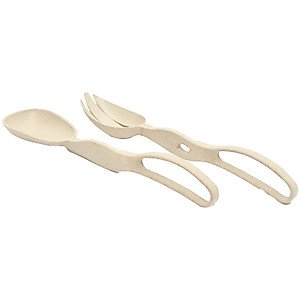 Starfrit Gourmet ECO 2-in-1 Salad Scissor, 11 in, Tan