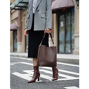 MKF 3-PC Set, Hobo bag, messenger Crossbody for Women - Removable Adjustable Strap - Vegan Leather Wristlet Purse