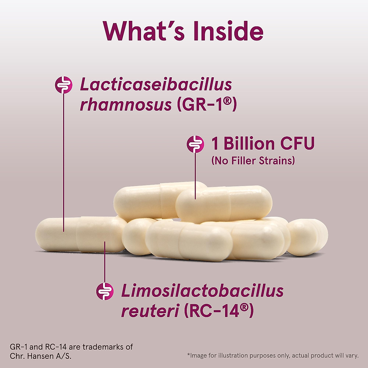 Jarrow Formulas Fem-Dophilus Probiotics 1 Billion CFU With 2 Clinically Effective Strains, Dietary Supplement for Vaginal Health and Urinary Tract Health, 60 Veggie Capsules, 60 Day Supply