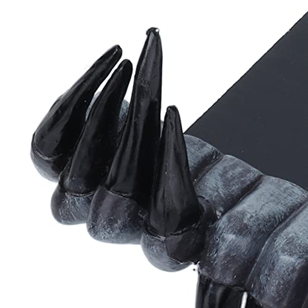 3D Bookmark,Scary Bookmark,Creepy Claw Hand Bookmark Scary, Thriller Devil's Hand Bookmark, Black Resin Demon Hand Bookmark, Horror Book Mark, Creative 3D Bookmarks for Adults, Bookshelf Gift