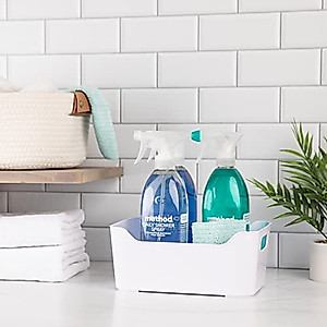 bHome Plastic Storage Bins For Kitchen Organization, Pantry Organization and Storage, Closet Organizers & Storage Containers - Baskets for Organizing Cabinets, Freezer, & Fridge Organizer Bin Set of 2