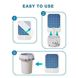 Dichroma 40 Pcs Flying Insect Trap Refill Compatible with VEYOFLY Fly Trap VF01, Replacement Sticky Glue Boards for Fly Trap Indoors Plug-in