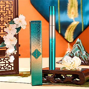 Ultra Fine Waterproof Mascara for Fine Short Eyelash,Skinny Black Mascara,Catching Tiny Eyelashes，Lengthening & Thickening Mascara (1 Pcs)