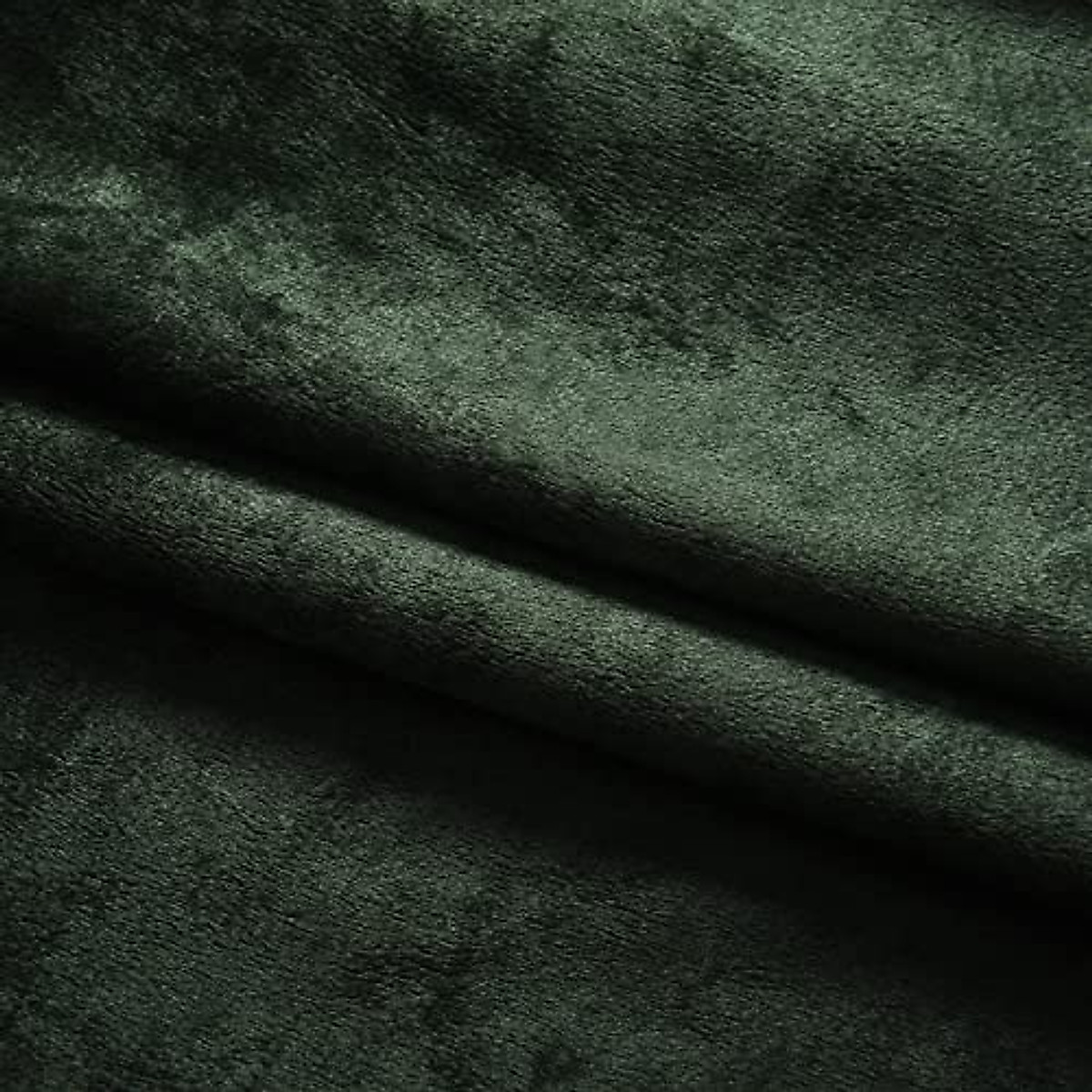 Roslynwood Velvet Curtains Emerald Green 108 inches - Luxury Home Decor Blackout Insulated Velvet Curtain Panels Extra Long Wall Backdrops for Living Room Sliding Glass Door, W52 x L108-inch, 2 Pieces