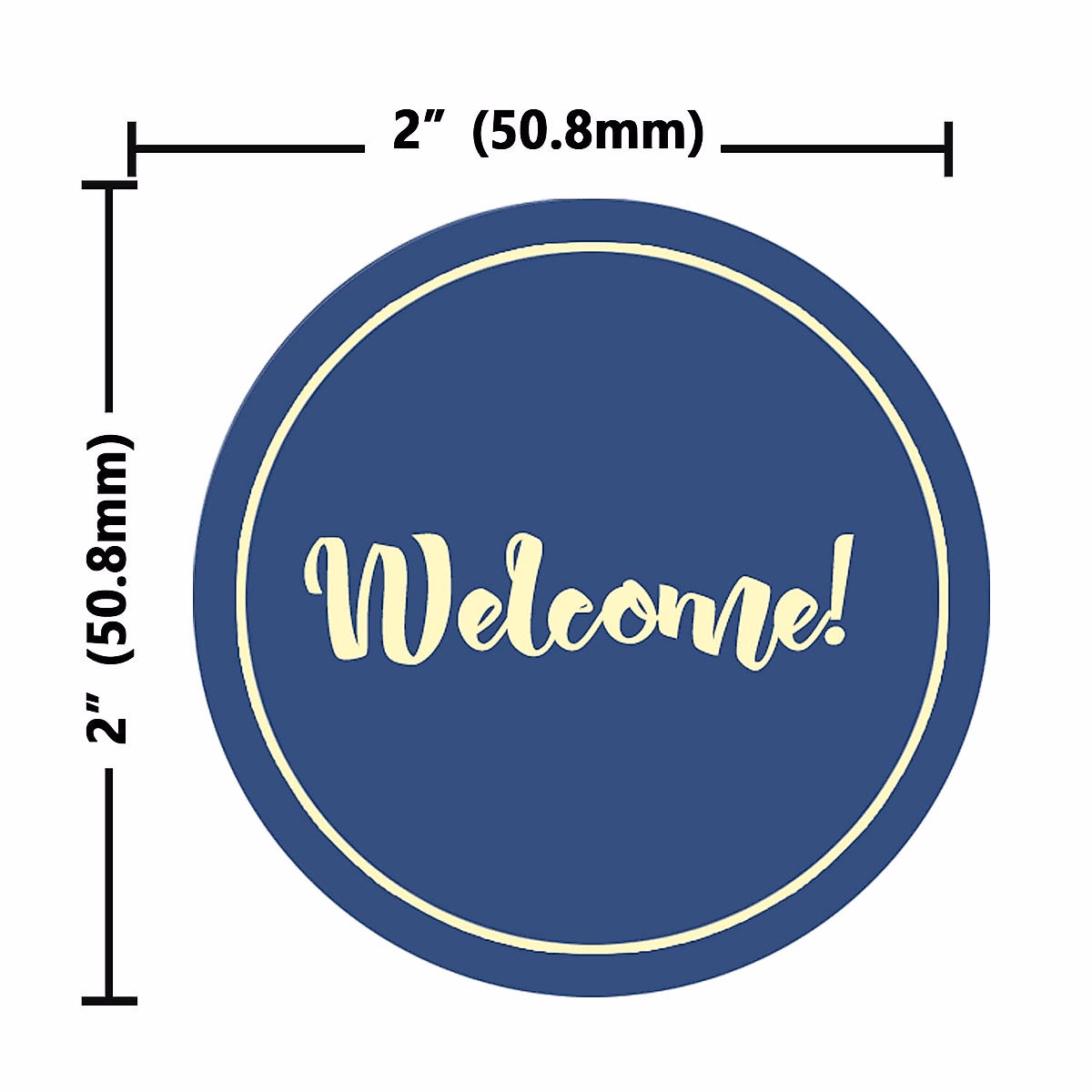 Welcome Greeting Stickers,New Homeowners Welcome Labels for Envelope Seals 2 Inch 504 Pcs Per Pack