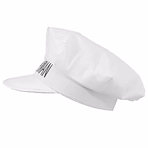 Milkman Hat with Black Bow Tie Classic Vintage 1950's Looking