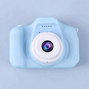 Mini Digital Camera,Kids Camera with LCD Screen,Compact Portable Mini Rechargeable Camera Gifts for Students Teens Adults Girls Boys (Blue)