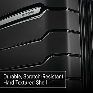 Samsonite Freeform Hardside Expandable with Double Spinner Wheels, Carry-On 21-Inch, Black