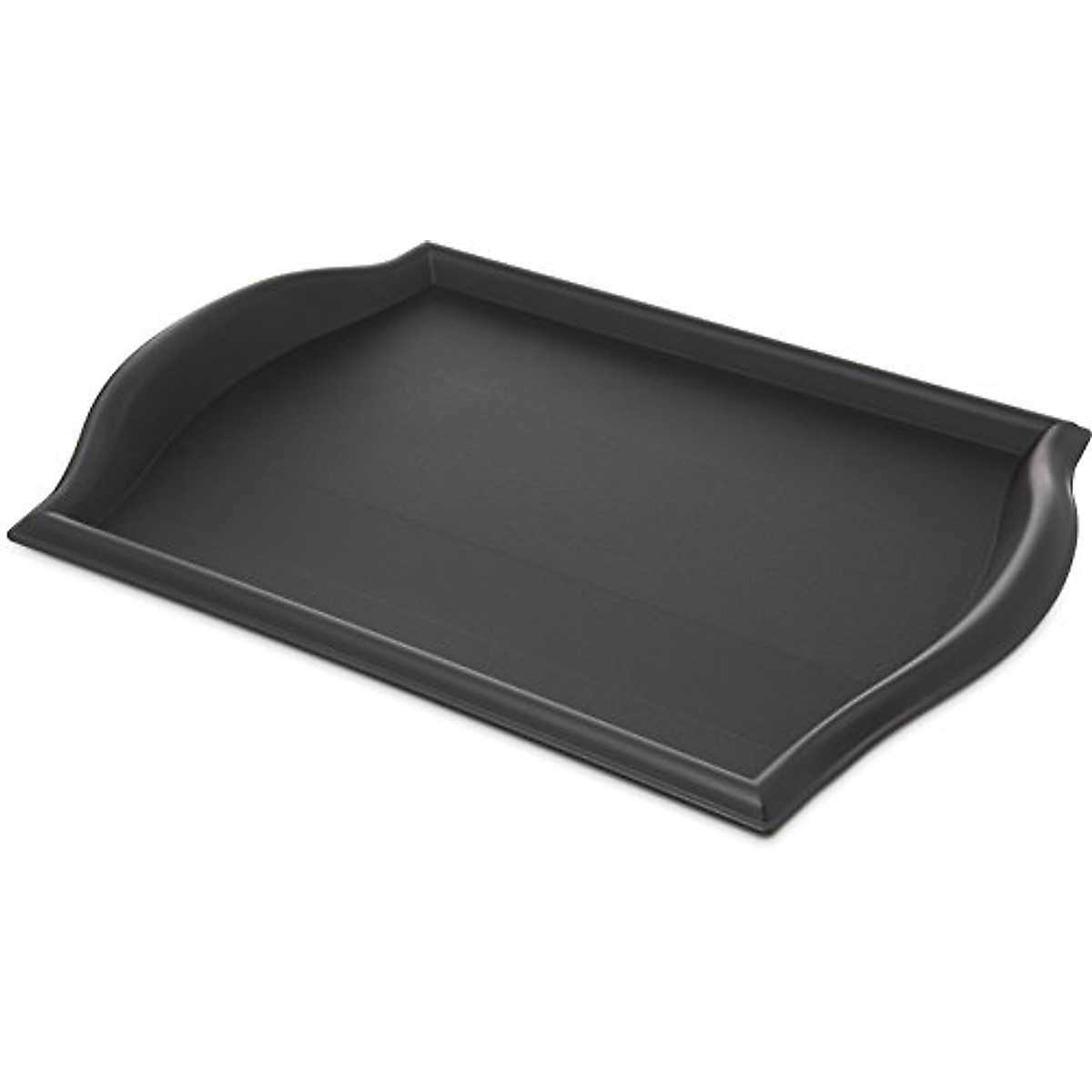 Carlisle FoodService Products 1217BT03 Bistro Plastic Café Tray, 12" X 17", Black