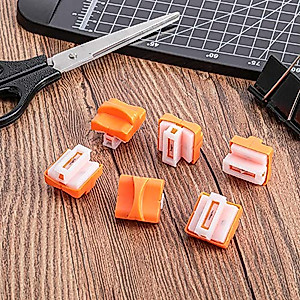 15 Pieces Paper Cutter Blade Paper Trimmer Replacement Blades Refill Craft Paper Cutting Replacement Blades for A4 Paper Cutter (Orange)