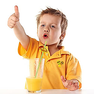 24pcs Cinco De Mayo Fiesta Theme Beverage Cocktail Straws for Mexico Fiesta Taco Party Supplies Party Favor with 2 Pieces Straw Cleaning Brushes, 6 Colors Straws