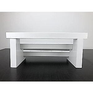 Cake Pop Stand Display Riser - 3 Tier Wood Lollipop Holder, 17 Hole Sucker Stand for Dessert Table of Wedding, Birthday Party - White, Collapsible, Fit 5/32" (4mm) Lollipop Sticks