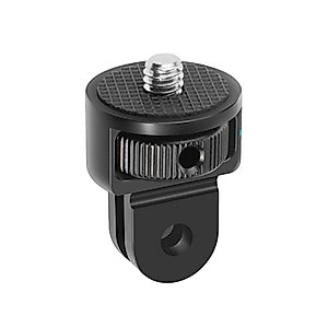 Camera Tripod Mount for Gopro Adapter, 360° Adjustment 1/4-20 Screw Conversion Adapter for GoPro Hero12, Insta360 ACE Pro ONE X4 X3, X2, Go 2, Xiaomi Yi and DJI OSMO Other Action Cameras