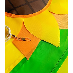 Madrona Brands Sunflower Windsock | Durable Outdoor Hanging Decoration | Yard, Garden, Patio, Home and More | 42-Inch