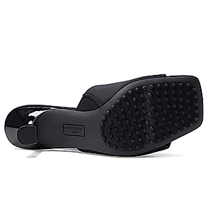 Anne Klein Women's Janae Pump, Black Stretch, 8