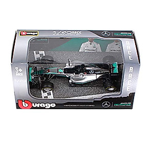 Bburago Mercedes F1 W07 Hybrid #44 Lewis Hamilton 2016 1/43 Diecast Model Car 38026