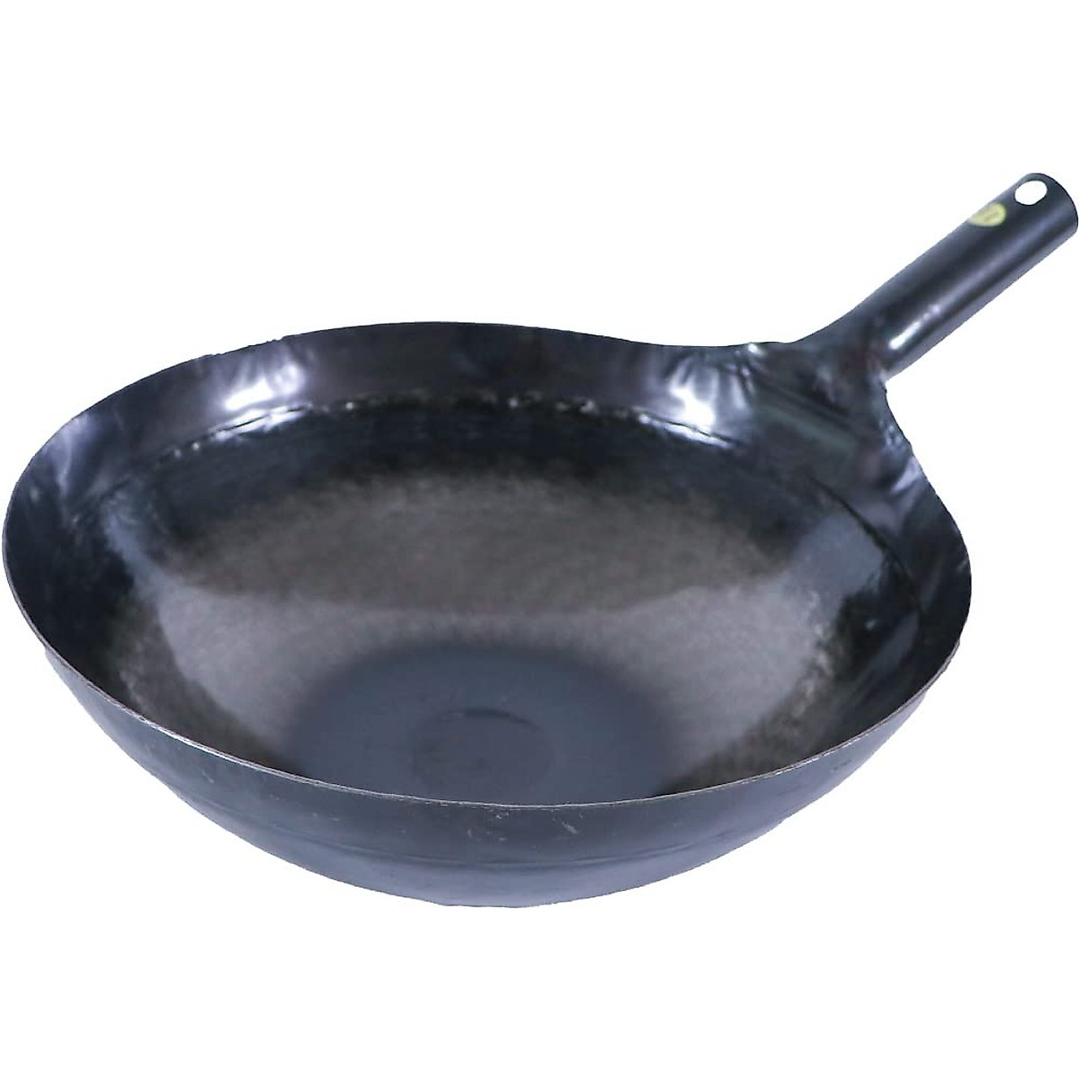 カンダ(Kanda) Yamada Kogyosho 001043 One-Handed Wok, 13.0 inches (33 cm), Plate Thickness: 0.06 inches (1.6 mm), Commercial Use, Integrated Iron Pot, One-Handed Wok