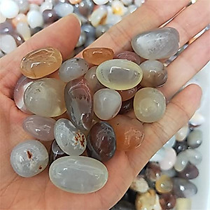 BAWHO Natural Quartz Crystal 100g Natural Carnelian Crystal Gravel Agate Stones Planting Aquarium Fish Tank DIY Material Home Office Decor QINTINYIN (Size : 100g)