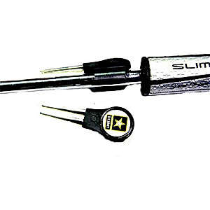 Putter Mounted Divot Tool and Ball Marker - (Army)