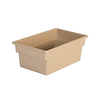 Really Good Stuff All Purpose Bins - Tan, 6 Pack