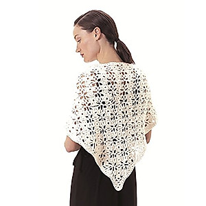 Lily Sugar'n Cream Cotton Cone Yarn, 14 oz, Soft Ecru, 1 Cone