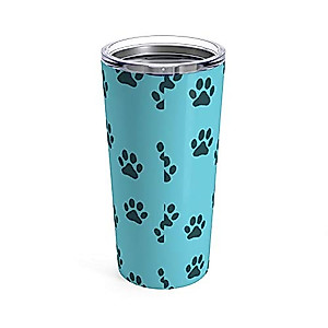 Custom Pug Travel Mug - Personalized Tumbler or Mug for Coffee Beer Warm Cold Drinks Men Women Dogs Pugs Lovers Gifts 20oz