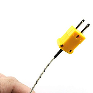 DGZZI K Type Temperature Sensor 1m Measure Range -50~800 Degree Centigrade Mini Connector Thermocouple Probe Tester Line