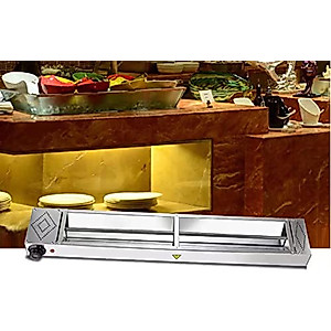 FUNNYBSG Commercial Food Heat Lamp, Square Hanging Food Warming Lamp Buffet Servers and Warmers Hanging Lamp, for Keep Food Warm, Restaurant Kitchen Equipment