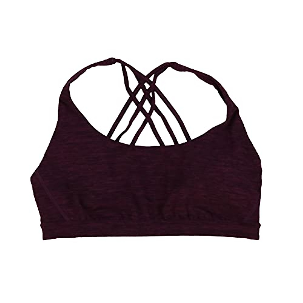 Victoria's Secret Minimum Support Sports Bra (S, Burgundy Heather)
