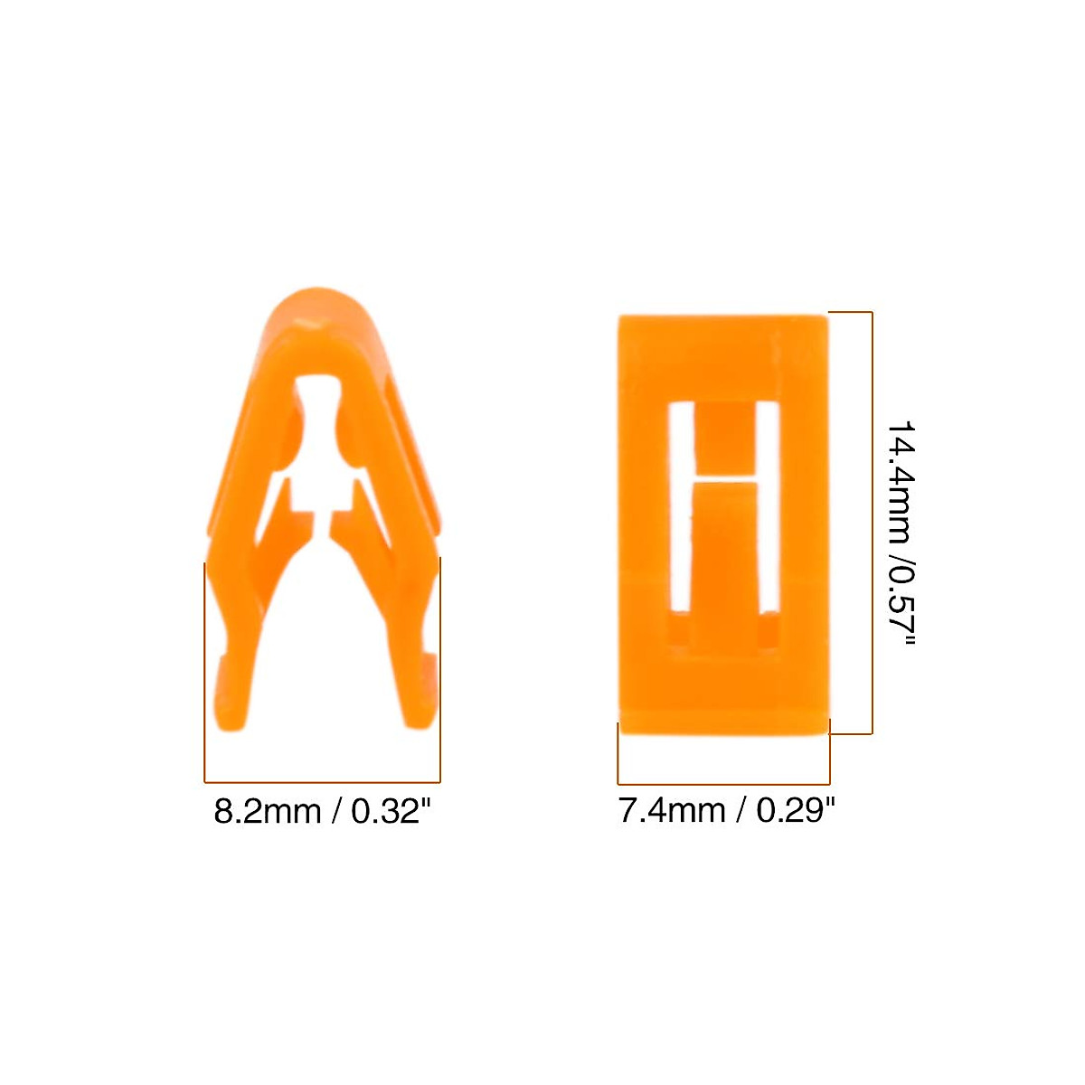 X AUTOHAUX 30pcs Center Console Radio DVD Dash Panel Switch Clip Body Trim Retainer for Ford for Mercury F-150 for Mustang for Dodge for Challenger