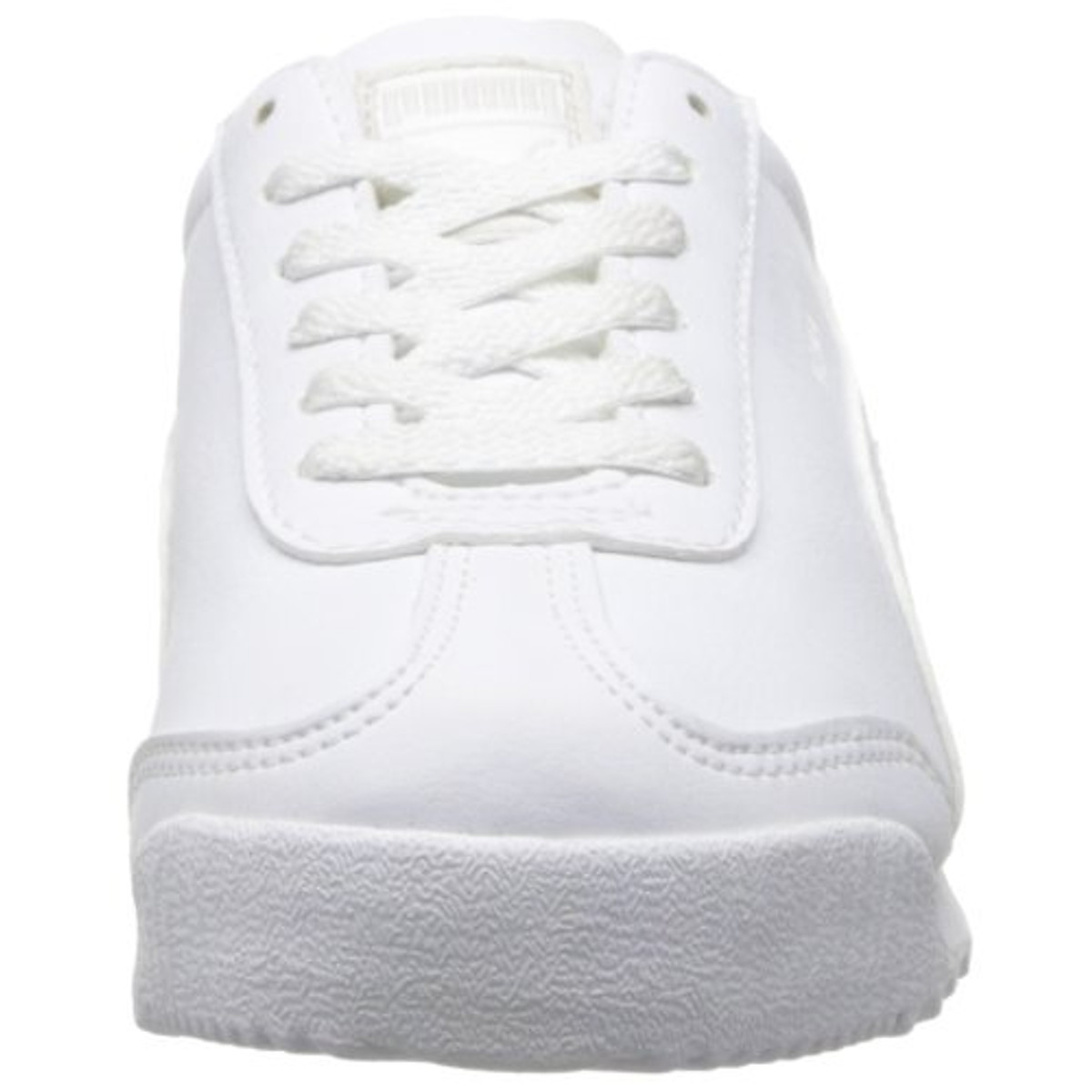 PUMA unisex child Roma Basic Sneaker, White/Light Gray, 10 Toddler US