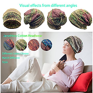 JarseHera Womens Slouchy Beanie Cotton Chemo Caps Cancer Headwear Hats Turban