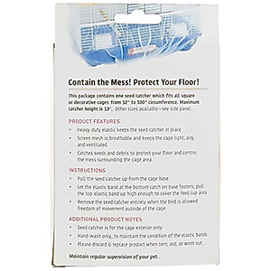 Prevue Pet Products Mesh Bird Seed Catcher 13" H, Large Size