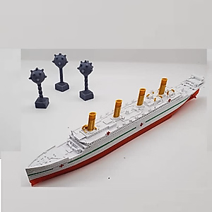 HMHS BRITANNIC Model - Highly Detailed Replica Historically Accurate No Assembly Required - 1 Foot in Length (Model Only)