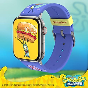 SpongeBob - Krusty Krab Smartwatch Band - Officially Licensed, Compatible with Every Size & Series of Apple Watch (watch not included)