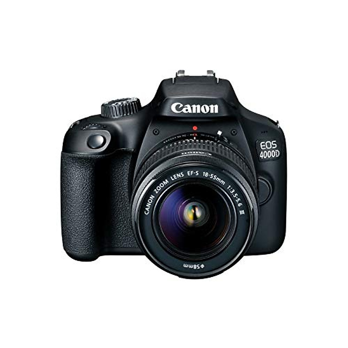 Canon EOS 4000D Kit + EF-S 18-55 DC III, 3011C003 (DC III) (International Model) (Renewed)