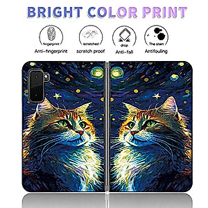 RYUITHDJP for Microsoft Surface Duo 2 Case 8.3" Cat Design for Microsoft Surface Duo 2 Phone Case Stylish Shockproof Cover