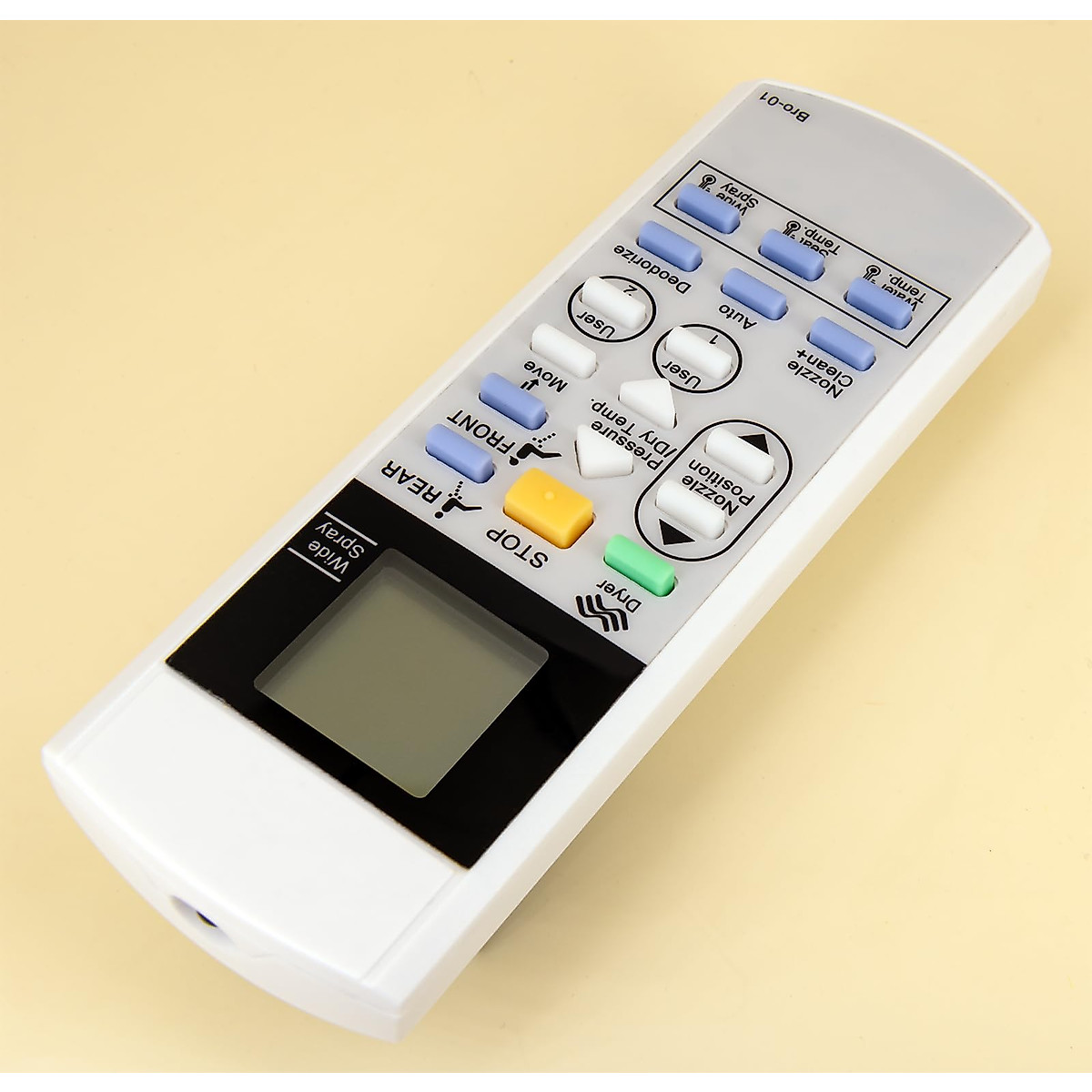 XIVUE Replacement Remote Control for Brondell Bidet Toilet Seat Swash CL825 (Also Work with S1400 S1200 S1000 S900 S300) with Mounting Bracket, White, B620240102B01(Bro-01_zhijia)