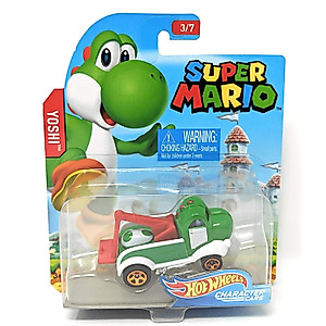 Hot Wheels 2017 Super Mario Character Cars Set of 7
