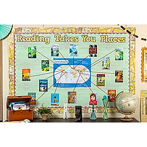 Teacher Created Resources Travel The Map Bold Block 4" Letters Combo Pack (TCR8575)