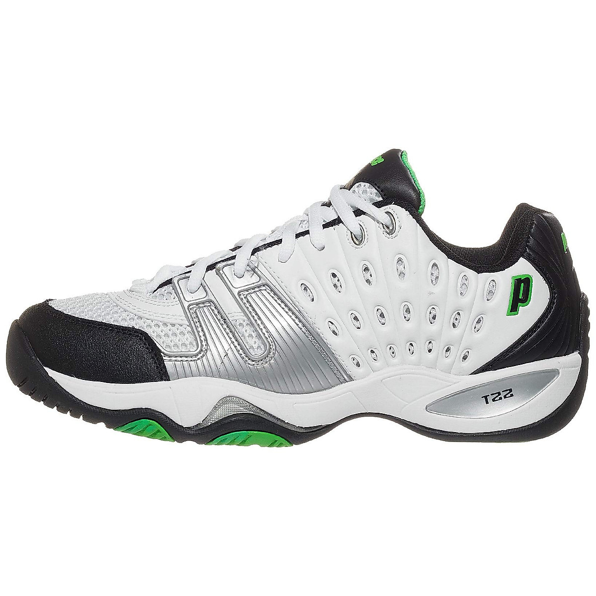 Prince T22 Men's Wh/Bk/Gr 11.0