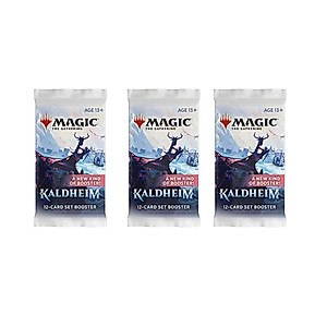 3 Packs Magic: The Gathering Set Booster Pack Lot MTG Kaldheim
