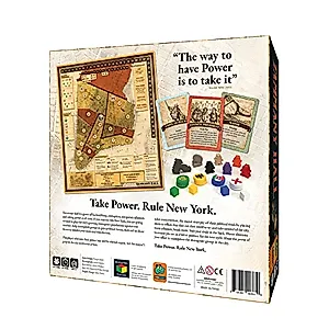 Tammany Hall Board Game - Immersive Political Strategy Game Set in Historic New York City, Family Game for Kids and Adults, Ages 12+, 3-5 Players, 60-90 Minute Playtime, Made by Pandasaurus Games