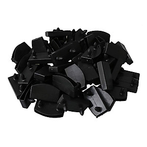 BQLZR Bed Slat End Caps Holders Replacement for Holding Wooden Slats Bed Base Plastic Pack of 50