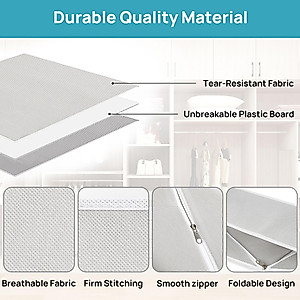 Vtopmart 12Pack Drawer Organizer for Clothes, Underwear Drawer Organizer Bins, Foldable Fabric Closet Storage Organizers, Dresser Drawer Dividers for Baby Clothing, Bra, Socks, Ties, Scarf